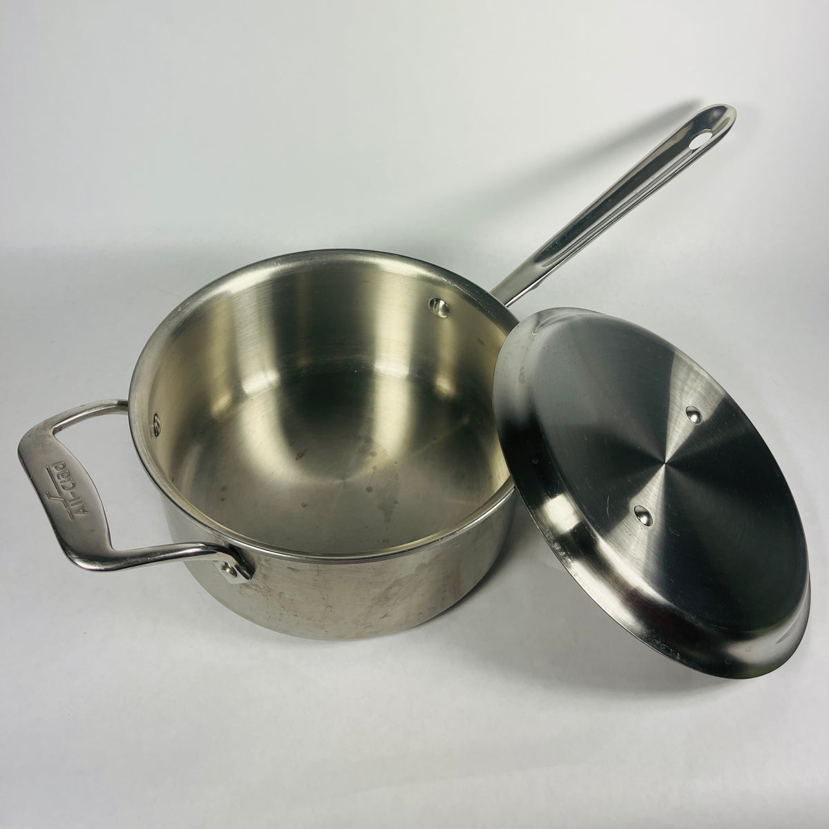 All-Clad stainless steel D-5 3 Qt pot – Spoons Kitchen Exchange